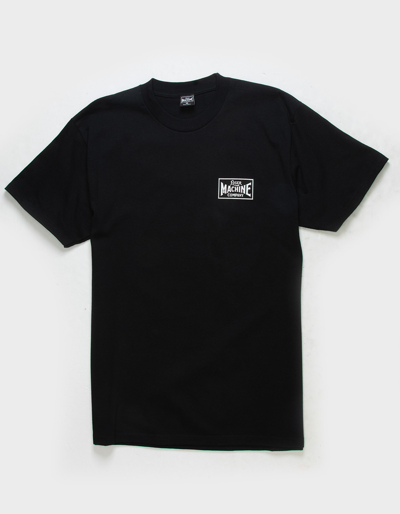 LOSER MACHINE Good Luck Fingers Mens Tee - BLACK - L | Tillys