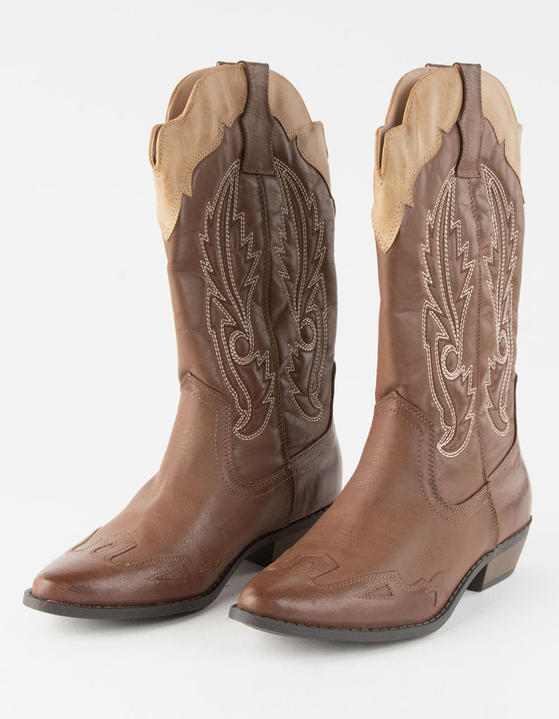 COCONUTS by Matisse Cimmaron Womens Western Boots - BEIGE/CHOC | Tillys