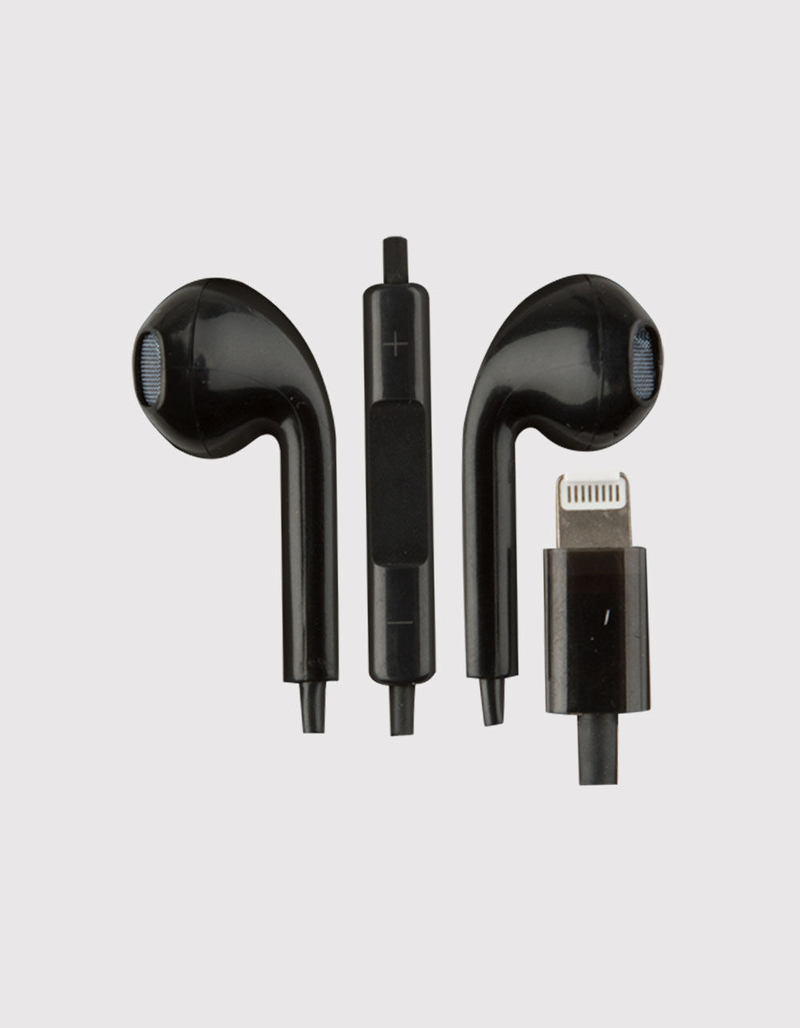 ANKIT Black Lightning Cable Earbuds - BLACK | Tillys