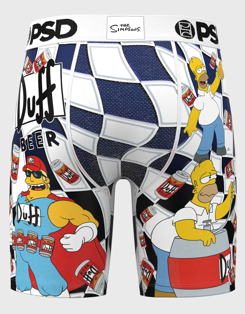PSD x The Simpsons Duff Check Mens Boxer Briefs - MULTI | Tillys