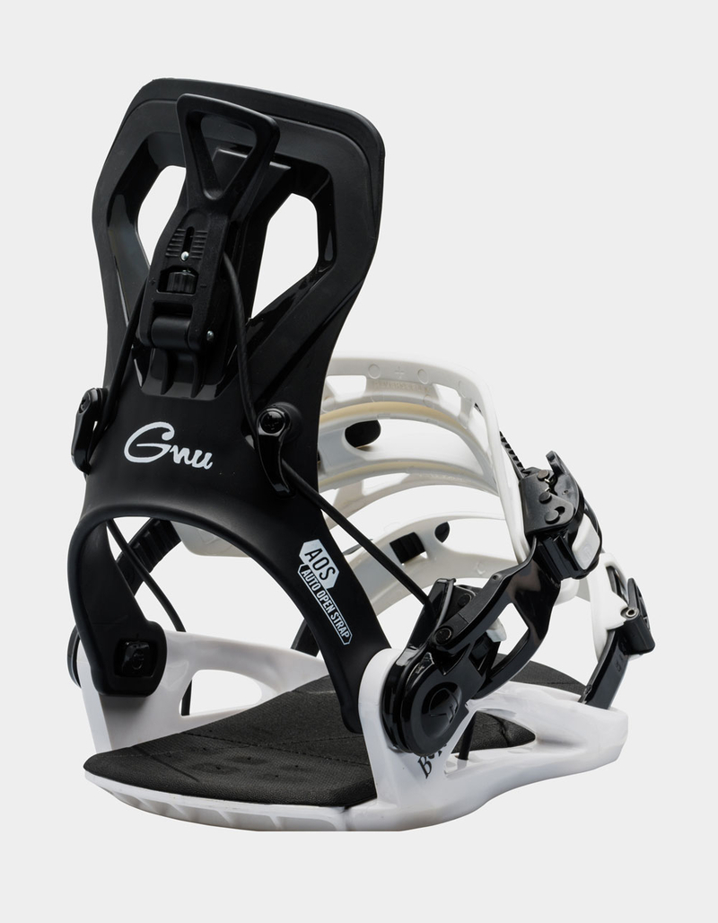 GNU B-Real Snowboard Bindings - WHITE | Tillys