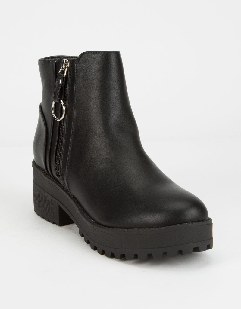QUPID Skyscraper Black Womens Platform Boots - BLACK | Tillys