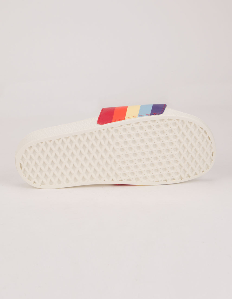 VANS Rad Rainbow Slide-On Marshmallow Womens Sandals - MARSHMALLOW | Tillys