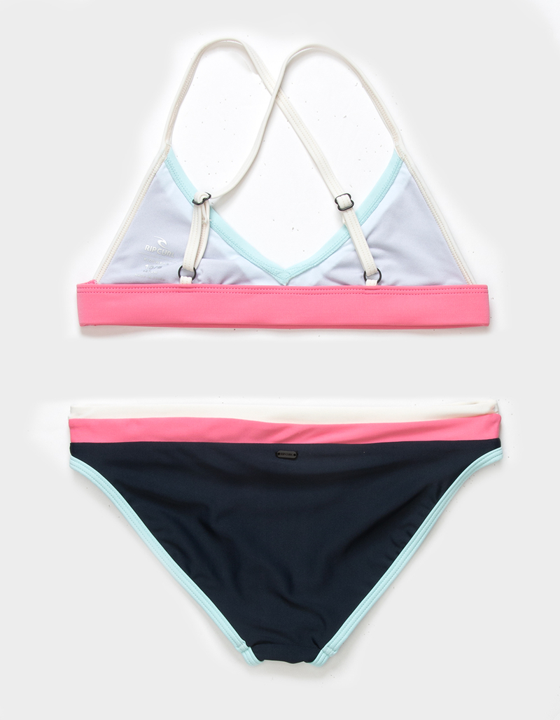 RIP CURL Surf Revival Girls Bralette Bikini Set - NAVY COMBO | Tillys
