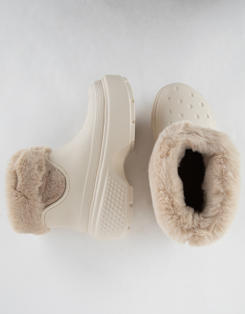CROCS Stomp Lined Womens Boots - WHITE | Tillys