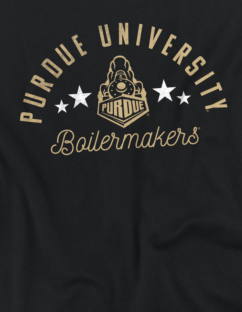 PURDUE UNIVERSITY Official Boilermakers Womens Cropped Tee - BLACK | Tillys