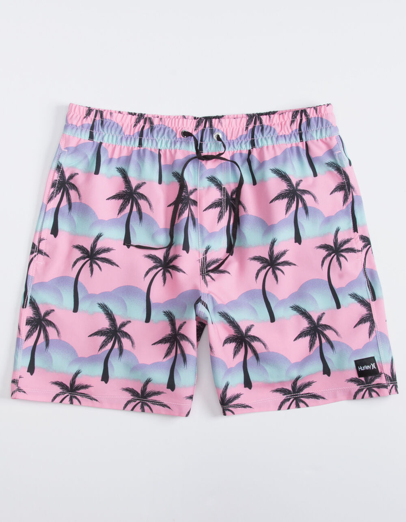 HURLEY Cannonball Mens Volley Shorts - PINK | Tillys