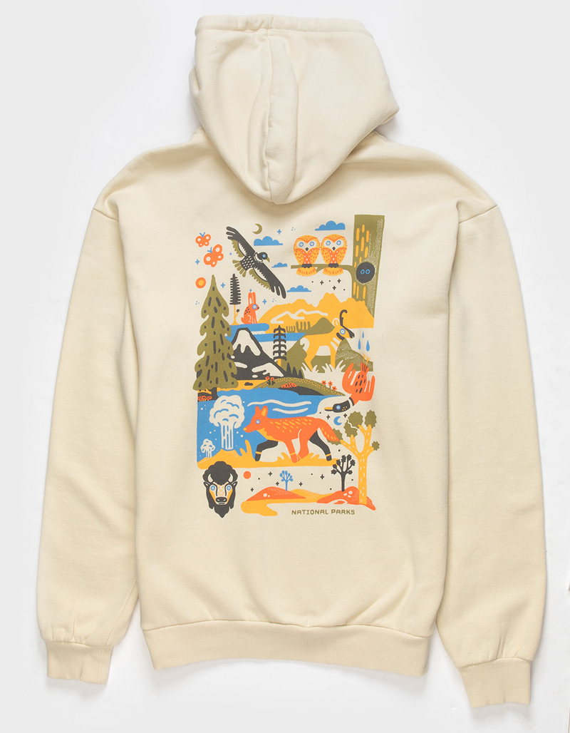 PARKS PROJECT Founded Mens Fleece Hoodie - NATURAL - S | Tillys