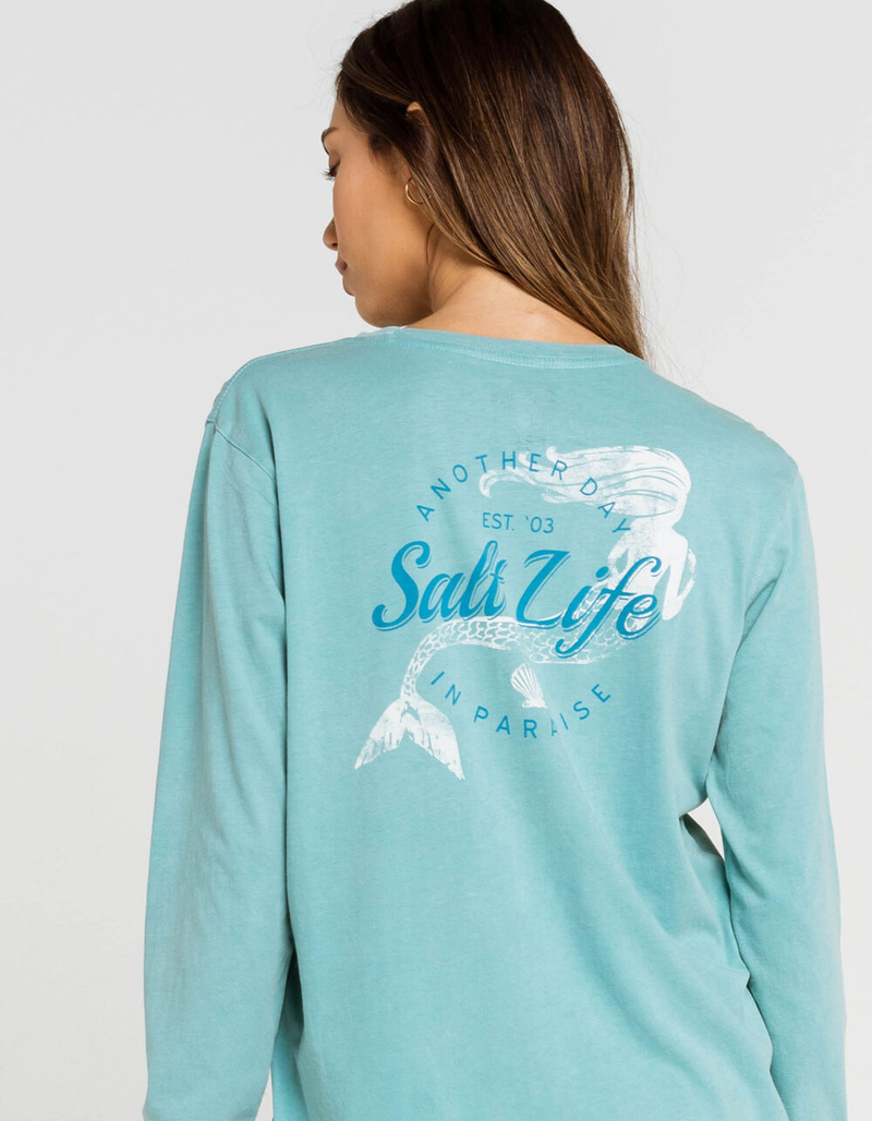 SALT LIFE Mermaid Life Womens Tee - TEAL GREEN | Tillys