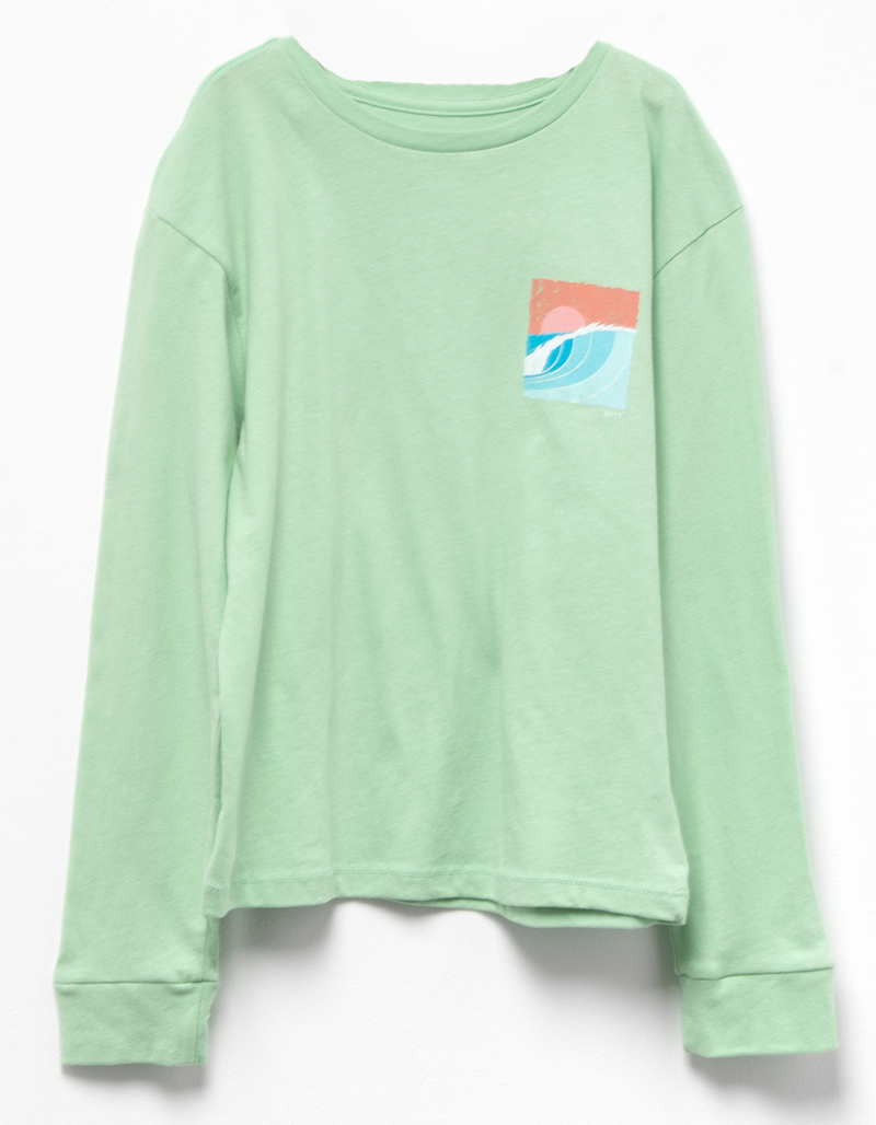 ROXY Surfing Vibes Girls Tee - GREEN | Tillys