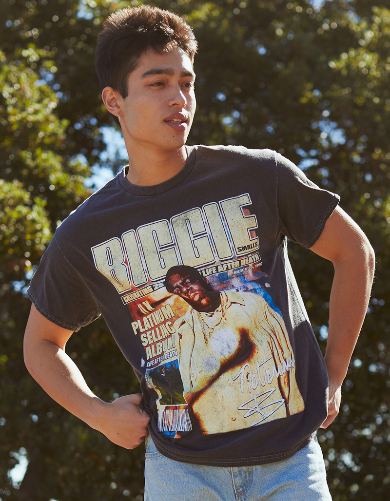 NOTORIOUS BIG Biggie Mens Tee - BLACK | Tillys