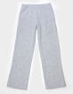 FULL TILT Girls Wide Leg Sweatpants - HEATHER GRAY | Tillys
