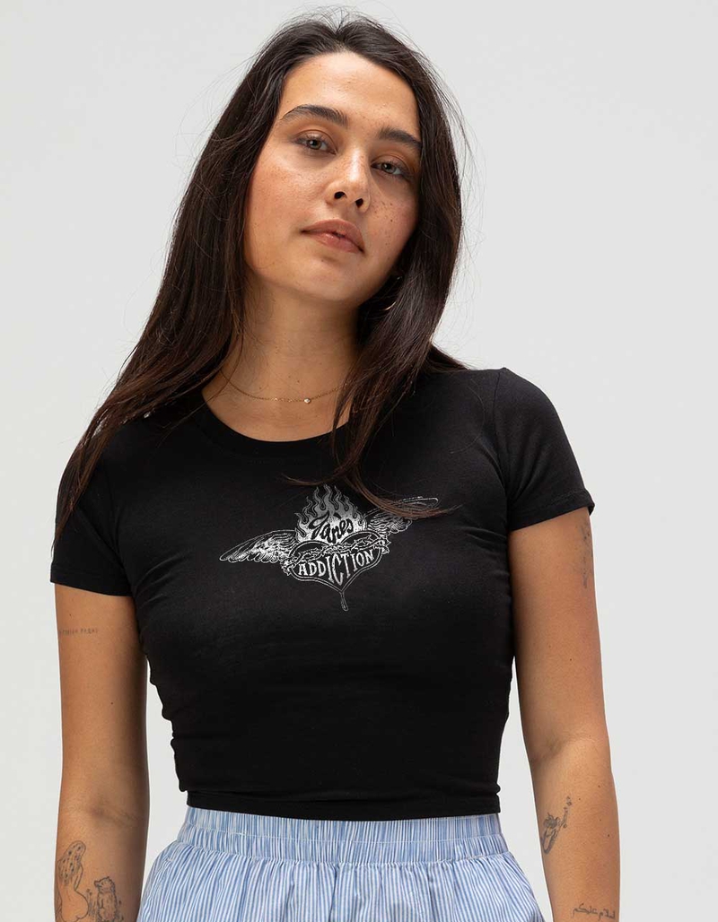 JANE'S ADDICTION Wings Womens Baby Tee - BLACK - XL | Tillys