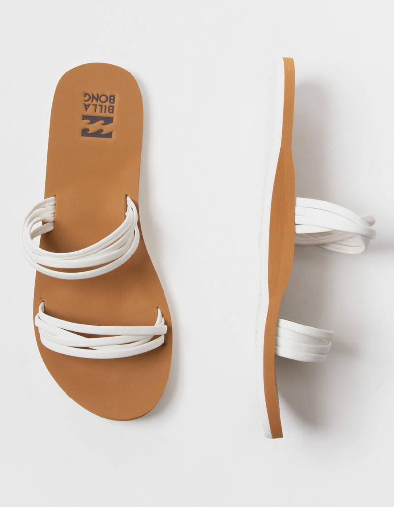 BILLABONG Cancun Womens White Slide Sandals - WHITE | Tillys
