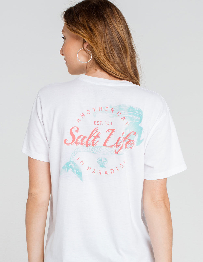 SALT LIFE Mermaid Life Womens Tee - WHITE - L | Tillys