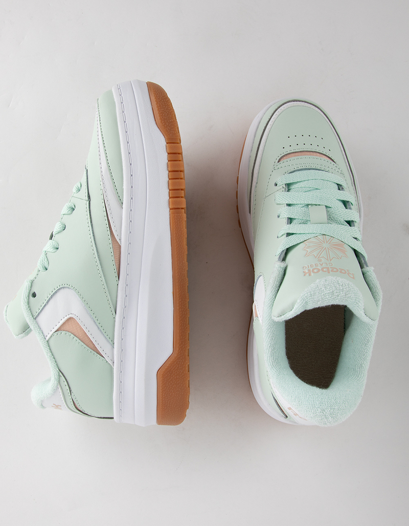REEBOK Club C Extra Girls Shoes - WHT/GREEN - 15 | Tillys
