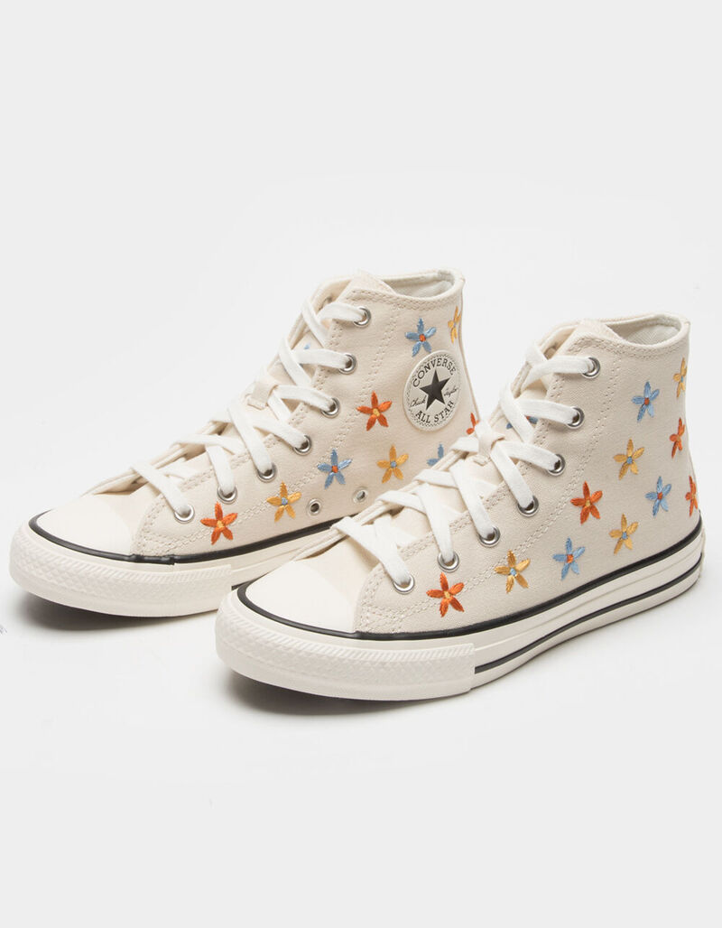 CONVERSE Spring Flowers Chuck Taylor All Star Girls Shoes - NATUR ...