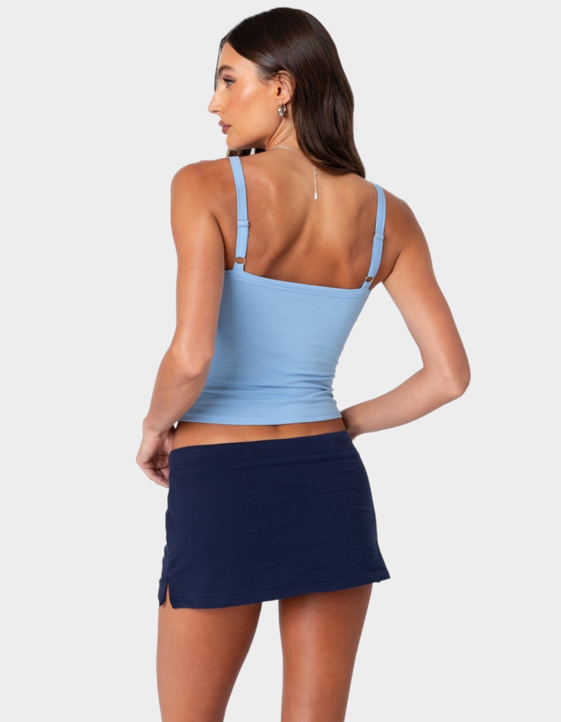 EDIKTED 80's Babe Tank Top - BLUE | Tillys