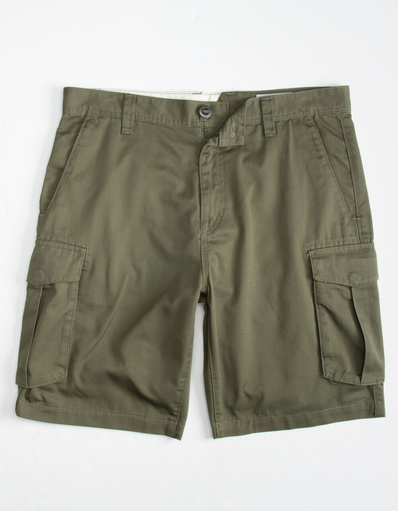 VOLCOM Bevel Mens Cargo Shorts - MILITARY - 40 | Tillys