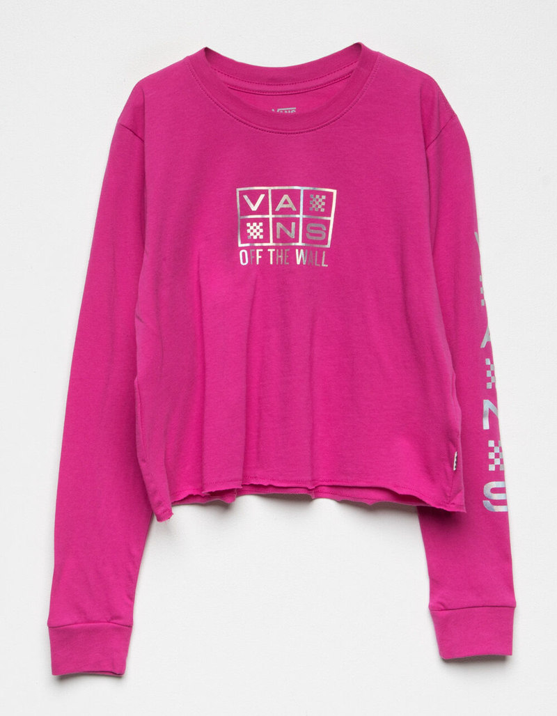 VANS Streamer Girls Crop Tee - FUCHSIA RED - XL | Tillys
