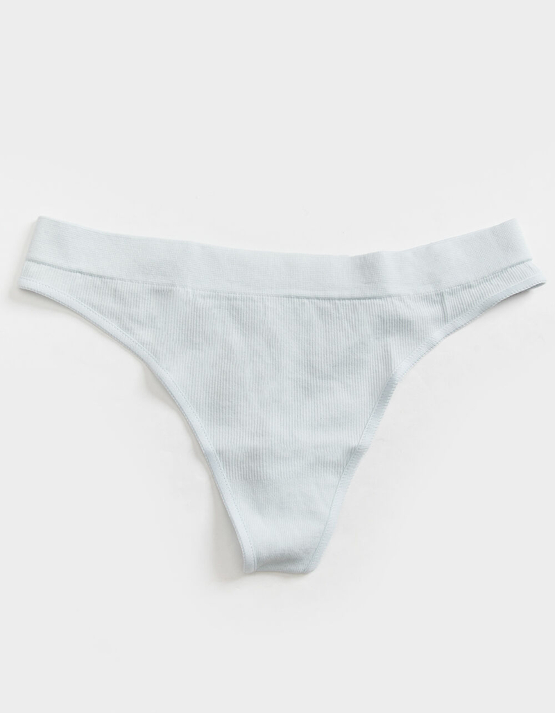 FULL TILT Seamless Baby Blue Thong - BABY BLUE - S | Tillys
