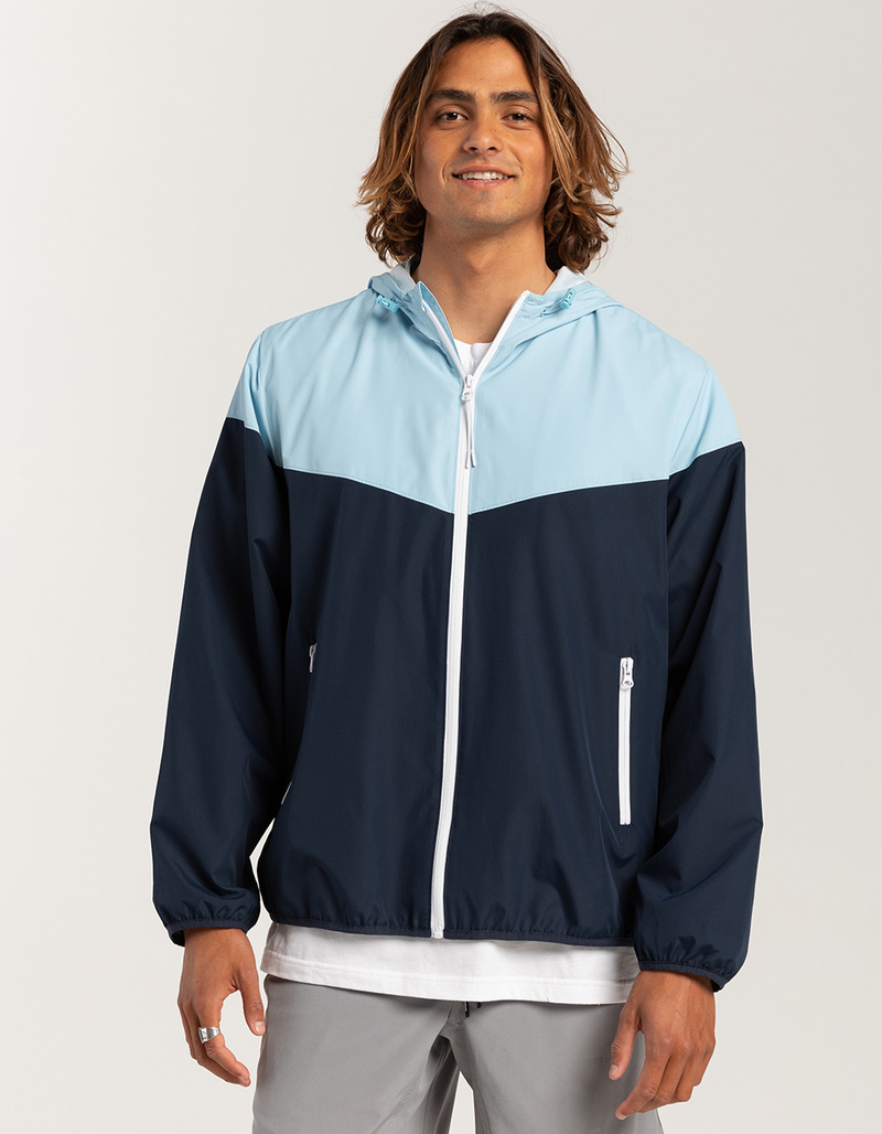 RSQ Mens Windbreaker Jacket - BLUE COMBO | Tillys