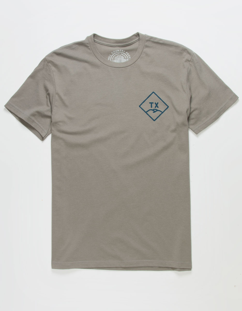 TEXAS HILL COUNTRY PROVISIONS Flag Mens Tee - GRAY | Tillys