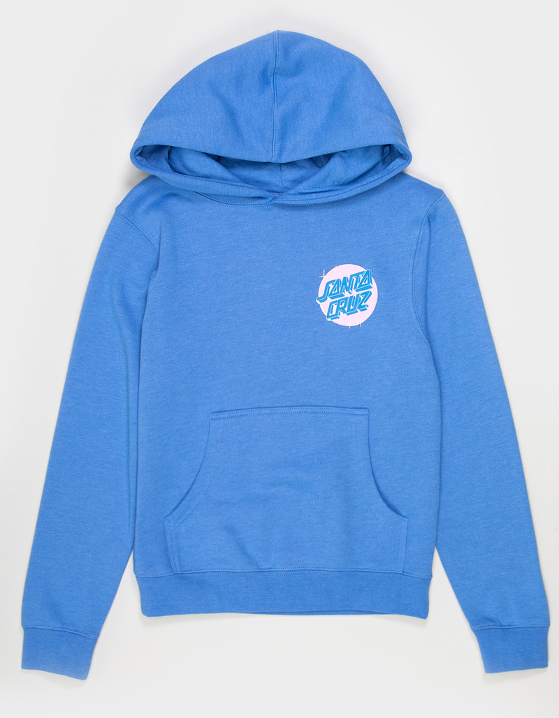 SANTA CRUZ Scrawl Dot Girls Hoodie - BLUE | Tillys