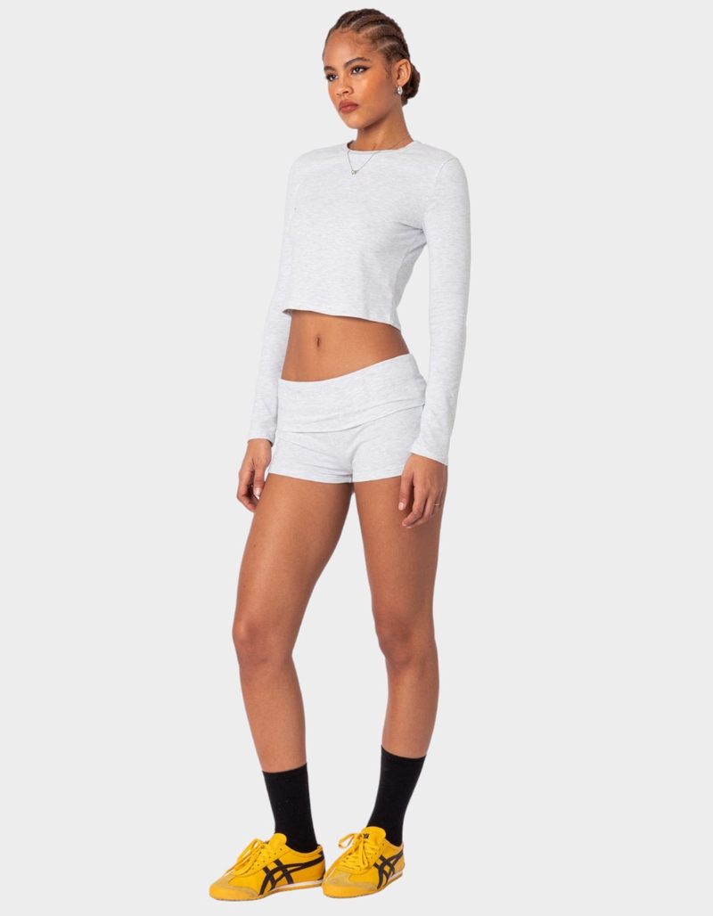EDIKTED Meg Long Sleeve Top - GRAY | Tillys