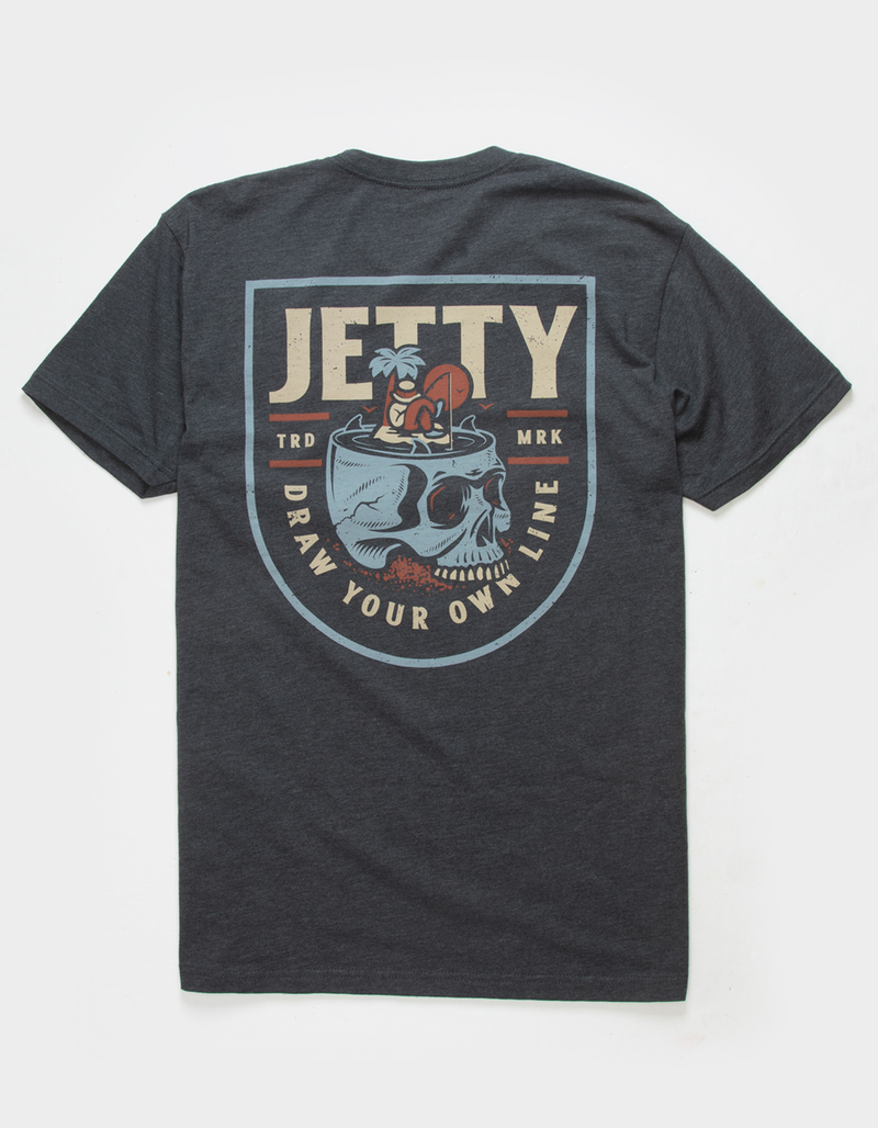 JETTY Stranded Mens Tee - CHARCOAL | Tillys