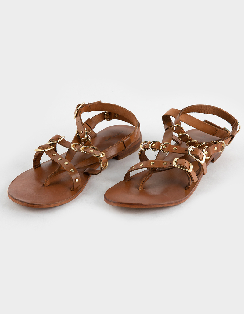 FREE PEOPLE Midas Touch Womens Strappy Sandals - COGNAC | Tillys