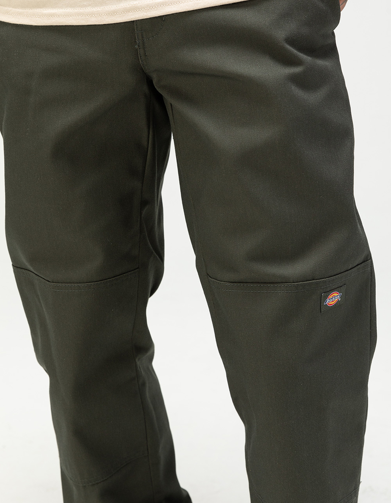 DICKIES Double Knee Slim Straight Mens Pants - OLIVE | Tillys