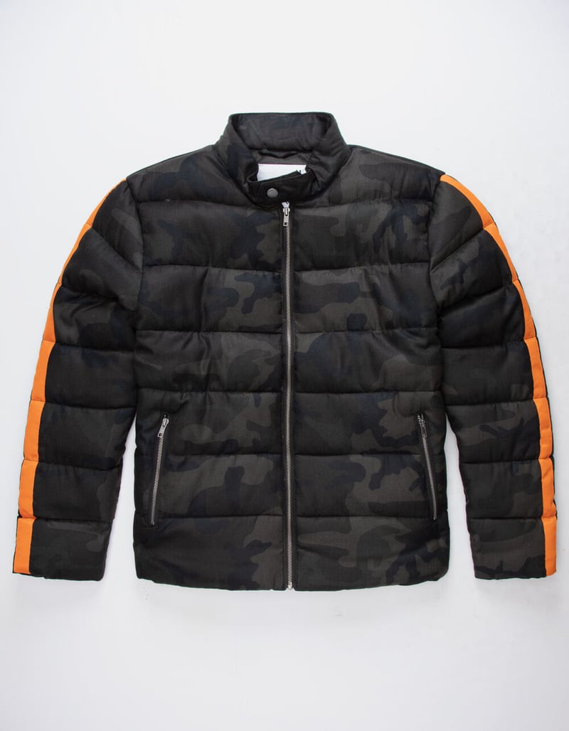 UNCLE RALPH Camo Green Mens Puffer Jacket - CAMO GREEN - M | Tillys