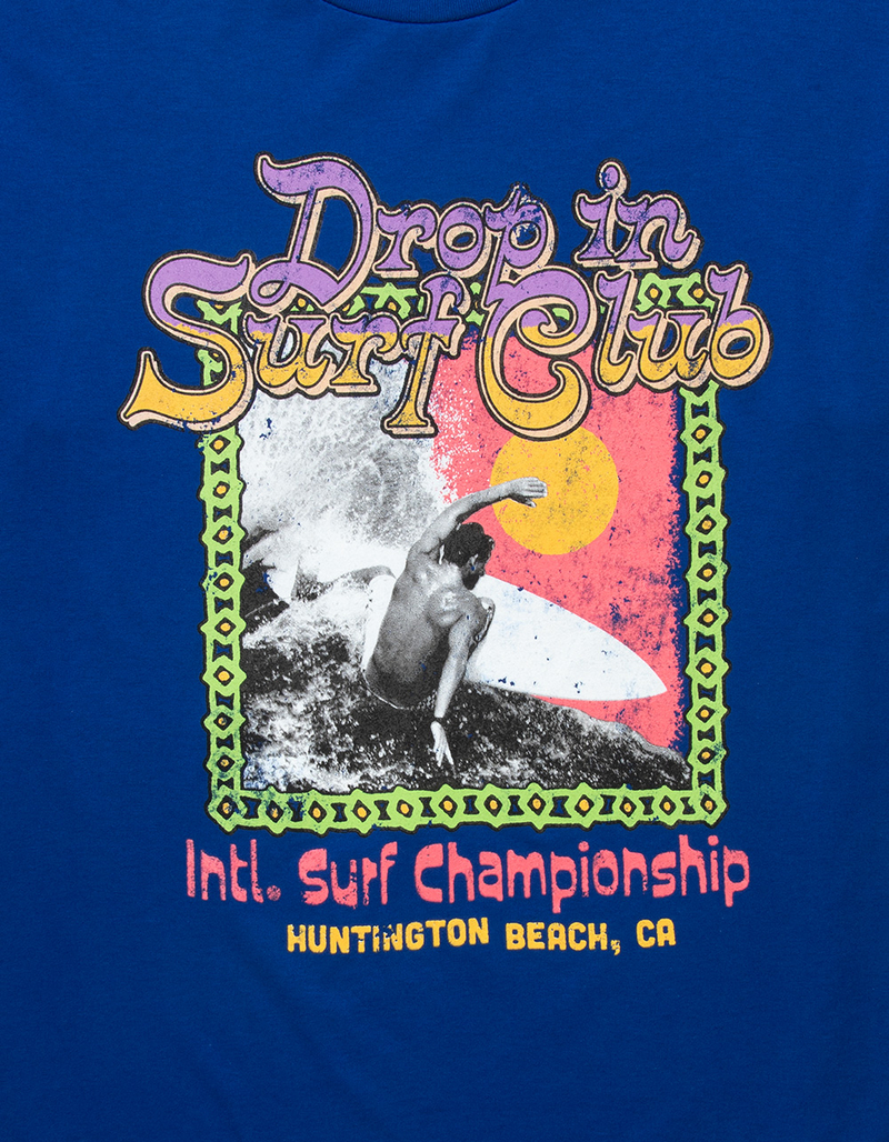 DROP IN SURF CLUB Huntington Mens Tee - BLUE | Tillys
