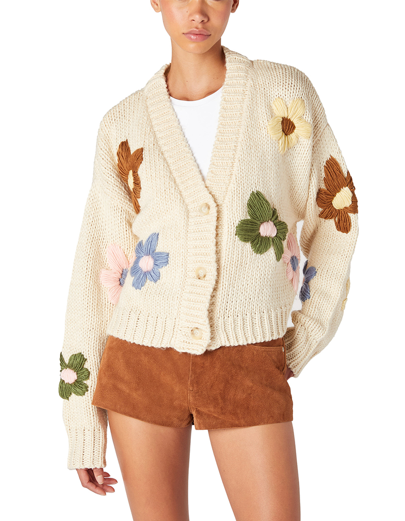 BLANK NYC Sweet Soul Womens Cardigan - OFF WHITE - S | Tillys