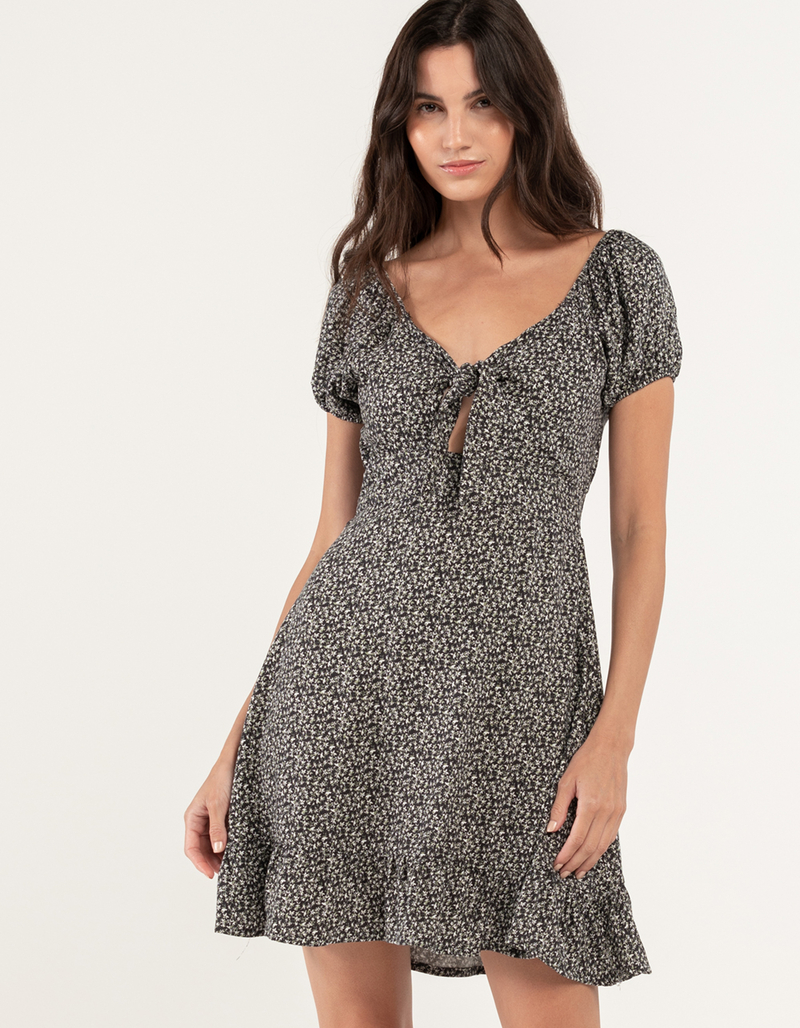 HURLEY Flirty Mini Dress - BLACK COMBO | Tillys