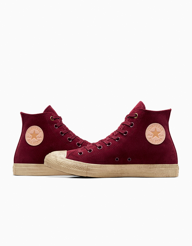 CONVERSE x Wonka Chuck Taylor All Star High Top Shoes - BURGUNDY - M7 ...