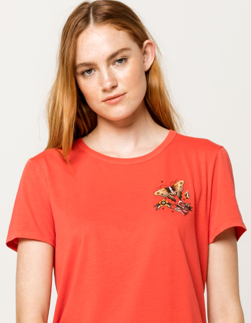 VOLCOM Move On Up Womens Tee - RED - M | Tillys