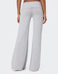 EDIKTED Wide Leg Fold Over Pants - GRAY | Tillys