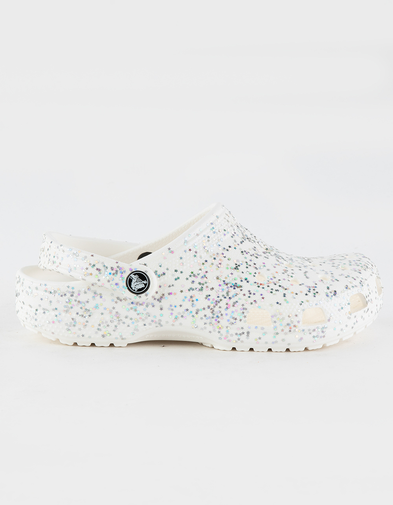 CROCS Classic Starry Glitter Womens Clogs - GLITTER - 7 | Tillys