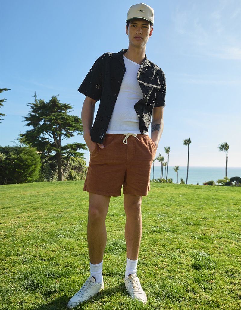 RSQ Mens 6’’ Cord Pull On Shorts - COPPER | Tillys