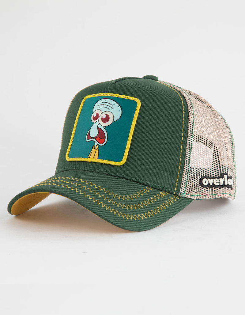 OVERLORD x SpongeBob SquarePants Shocked Squidward Trucker Hat - GREEN ...