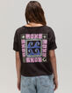 ROXY Wave Block Womens Crop Tee - BLACK | Tillys