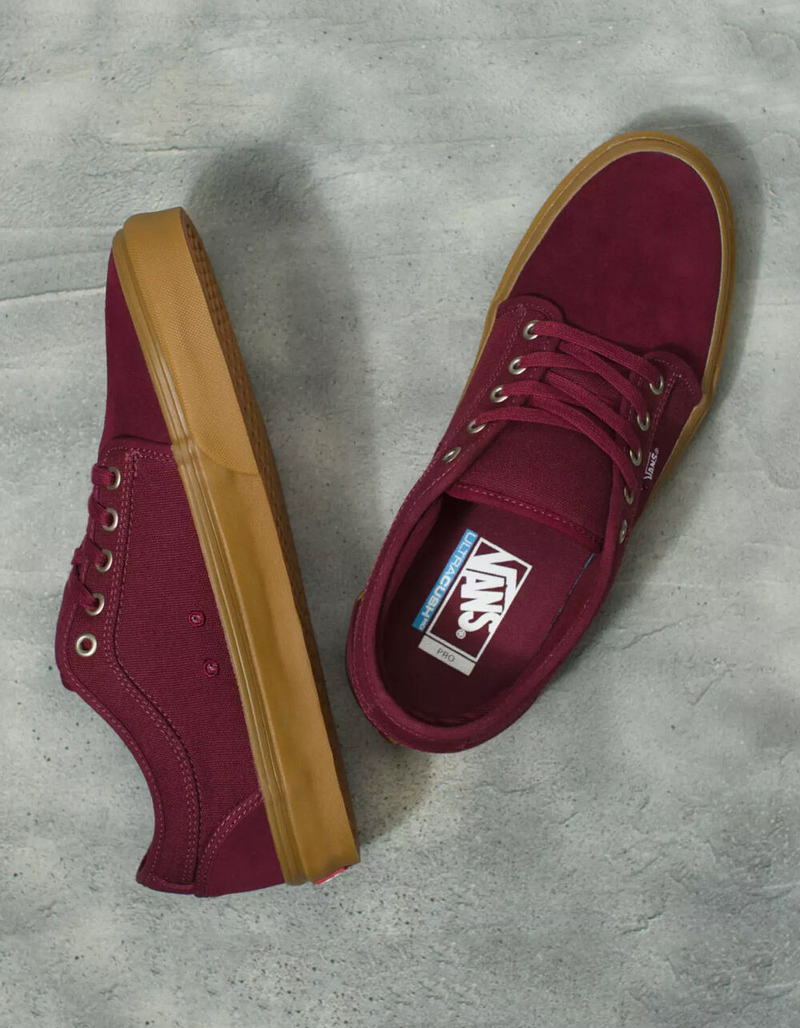 VANS Chukka Low Port Royale & Gum Shoes - BURGUNDY | Tillys