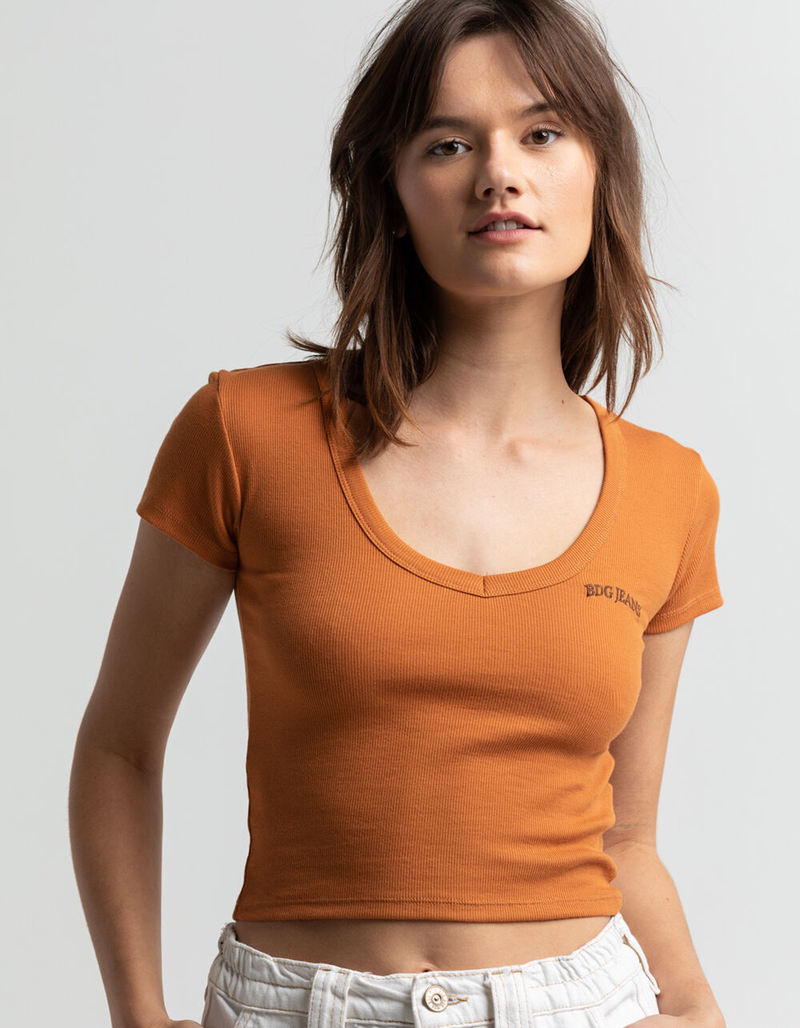 BDG Urban Outfitters Cameron Womens Tee - TOBACCO | Tillys