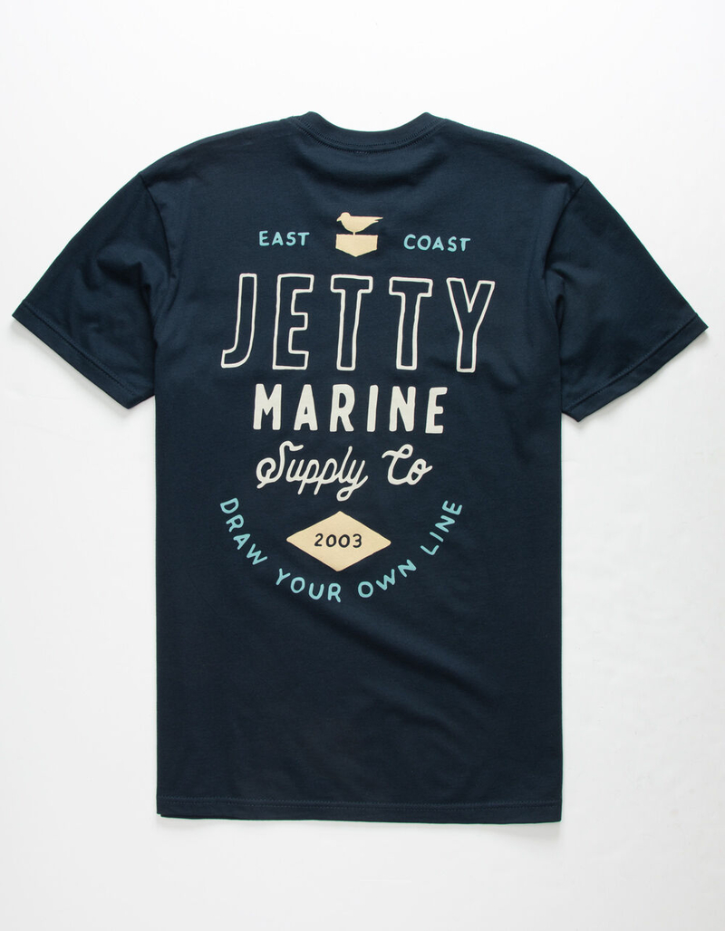 JETTY Seabee Mens T-Shirt - NAVY - XXL | Tillys