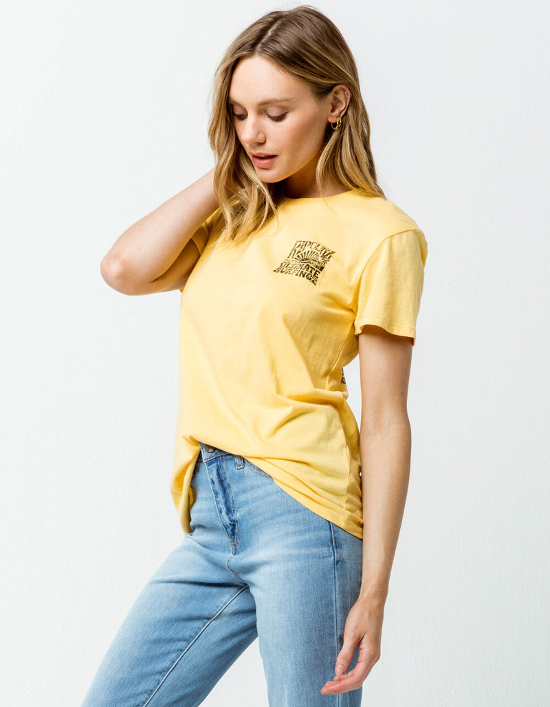 RIP CURL Ultimate Surf Womens Tee - YELLOW - L | Tillys