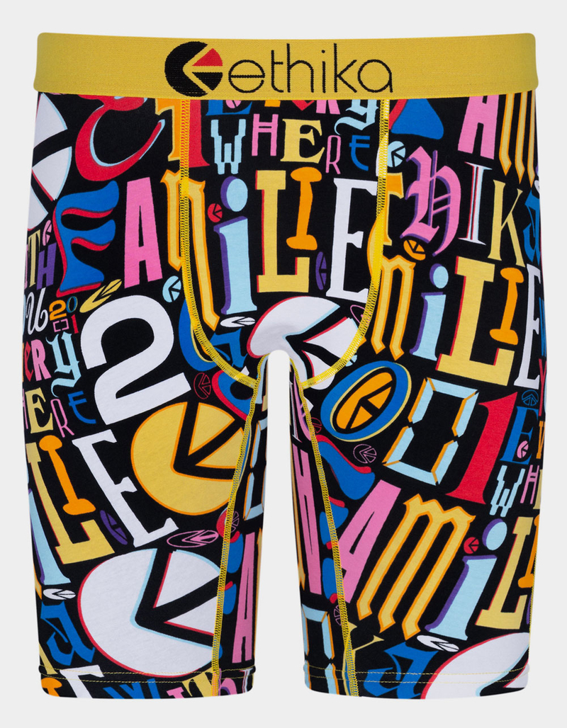ETHIKA Type Crazy Staple Mens Boxer Briefs - MULTI - XXL | Tillys