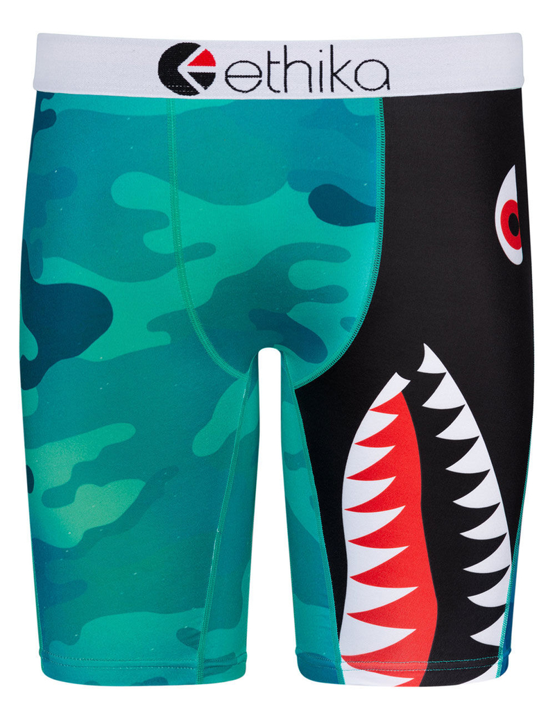 ETHIKA Dizzle Mens Boxer Briefs - BLACK/BLUE - M | Tillys