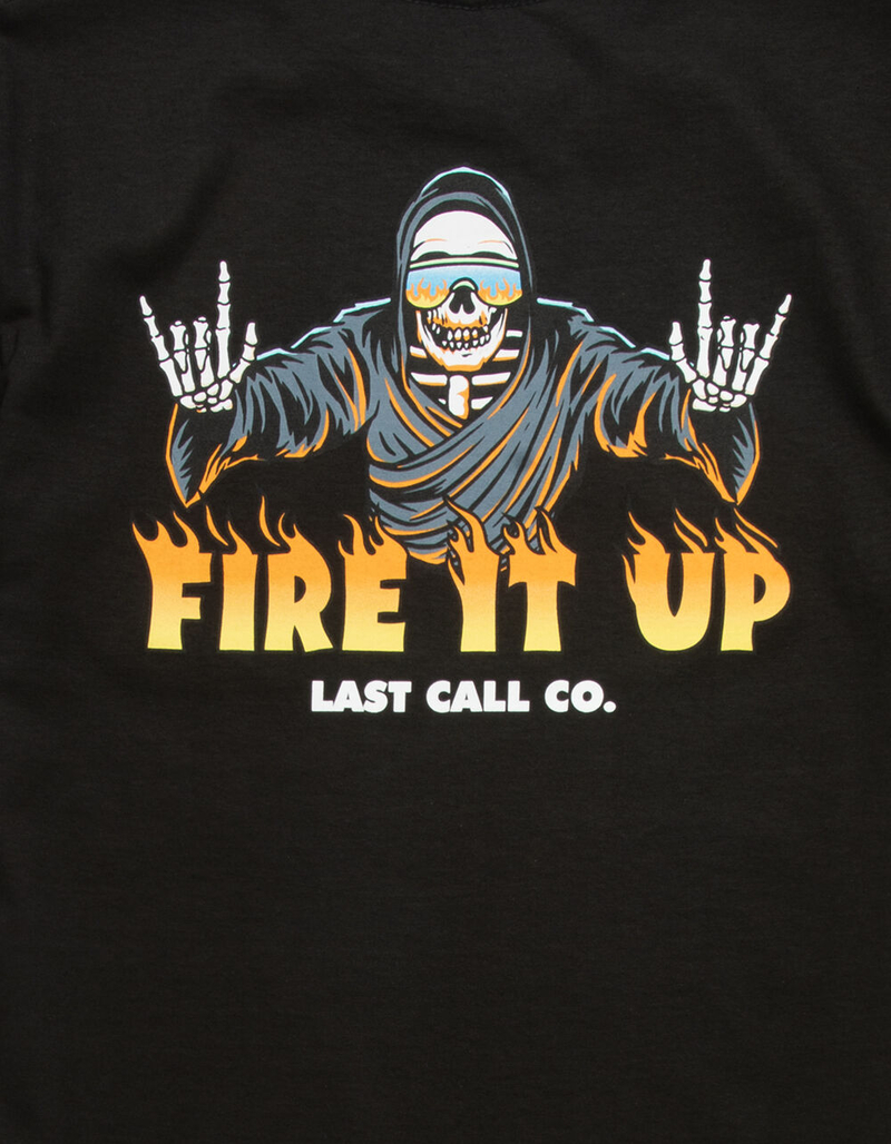 LAST CALL CO. Fire It Up Mens Tee - BLACK - L | Tillys